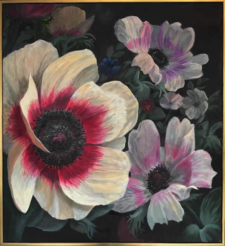 A Glory of Anemones by Roger Beale - Roger Beale AO
