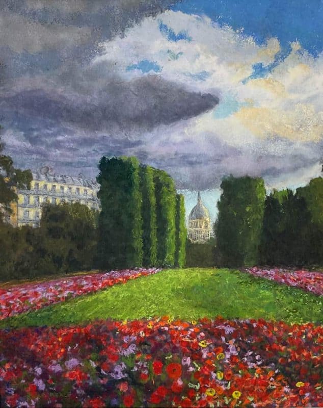 Pantheon from Luxembourg Gardens by Roger Beale - Roger Beale AO